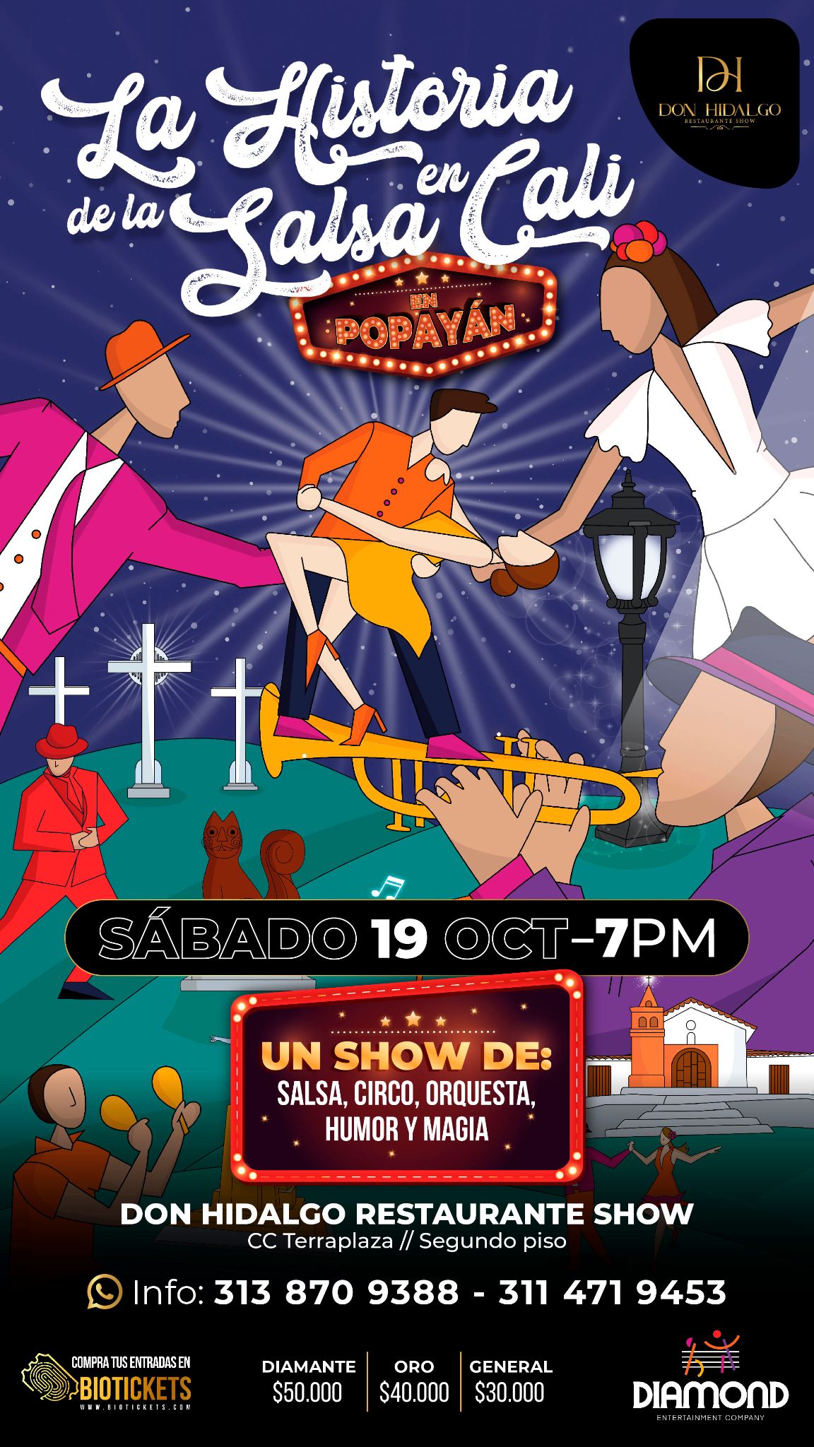 Boletos | LA HISTORIA DE LA SALSA - POPAYAN | BIOTICKETS